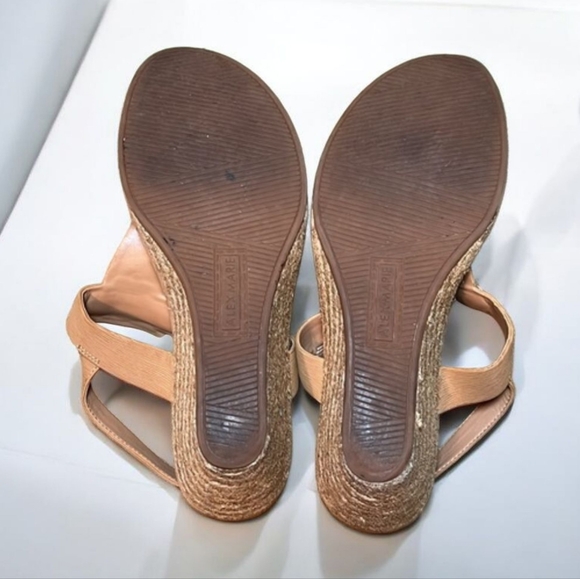 Alex Marie | Shoes | Alex Marie Burdett Thong Espadrille Wedge In Tan ...